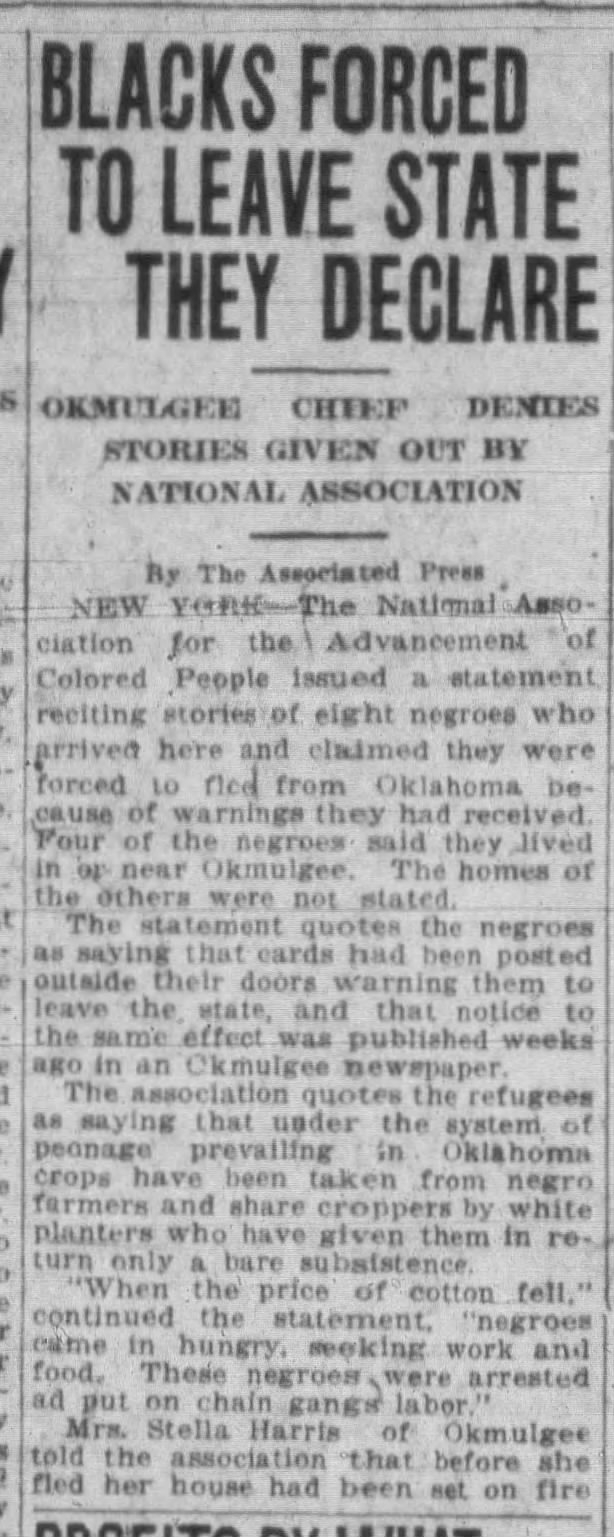 Tulsa Race Massacre from the Tulsa Tribune, June 1-9, 1921 ...